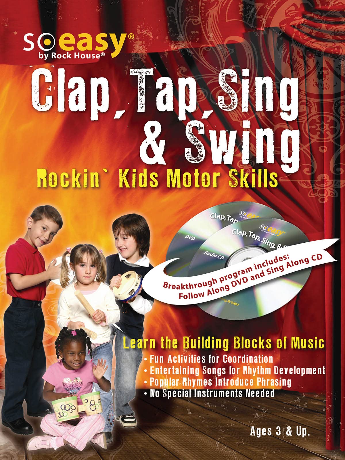 Clap, Tap, Sing & Swing: Rockin' Kids Motor Skills [With Sing Along CD ...