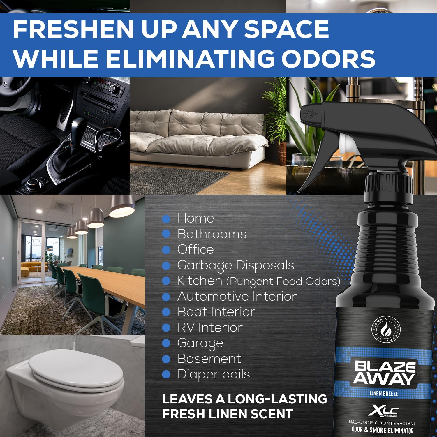 Snapklik.com : Blaze Away Commercial Air Freshener & Odor Eliminator ...