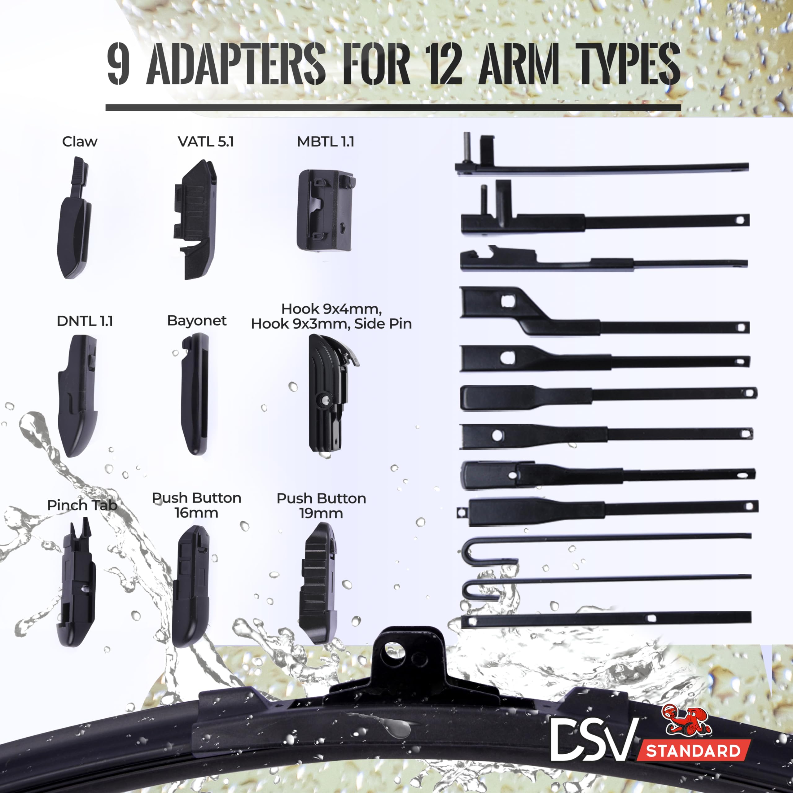 Snapklik.com : Wiper Blades, 24 And 22 Automotive Replacement ...