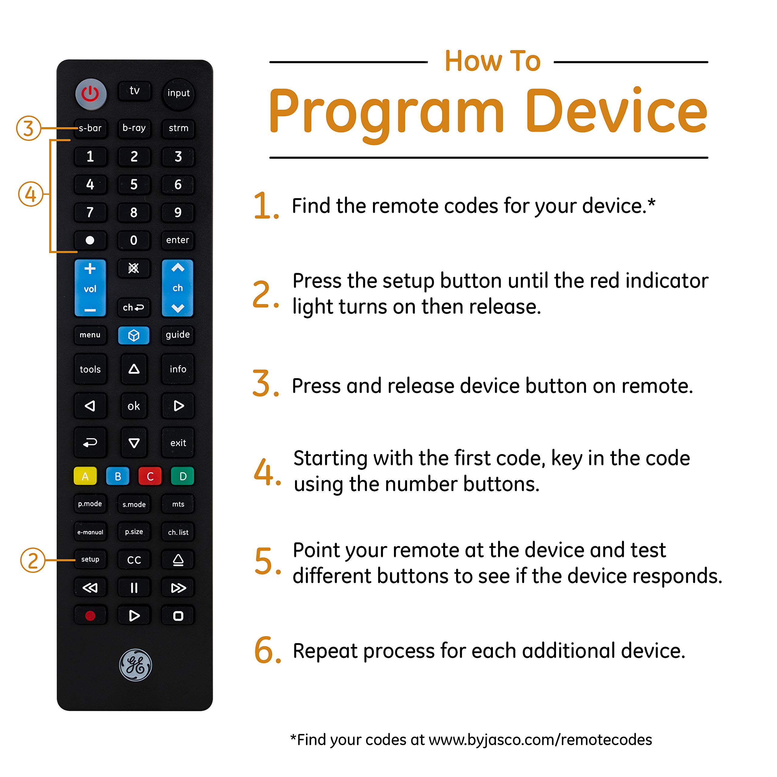 Ge Universal Remote Programming Guide Universal Remote Manuals