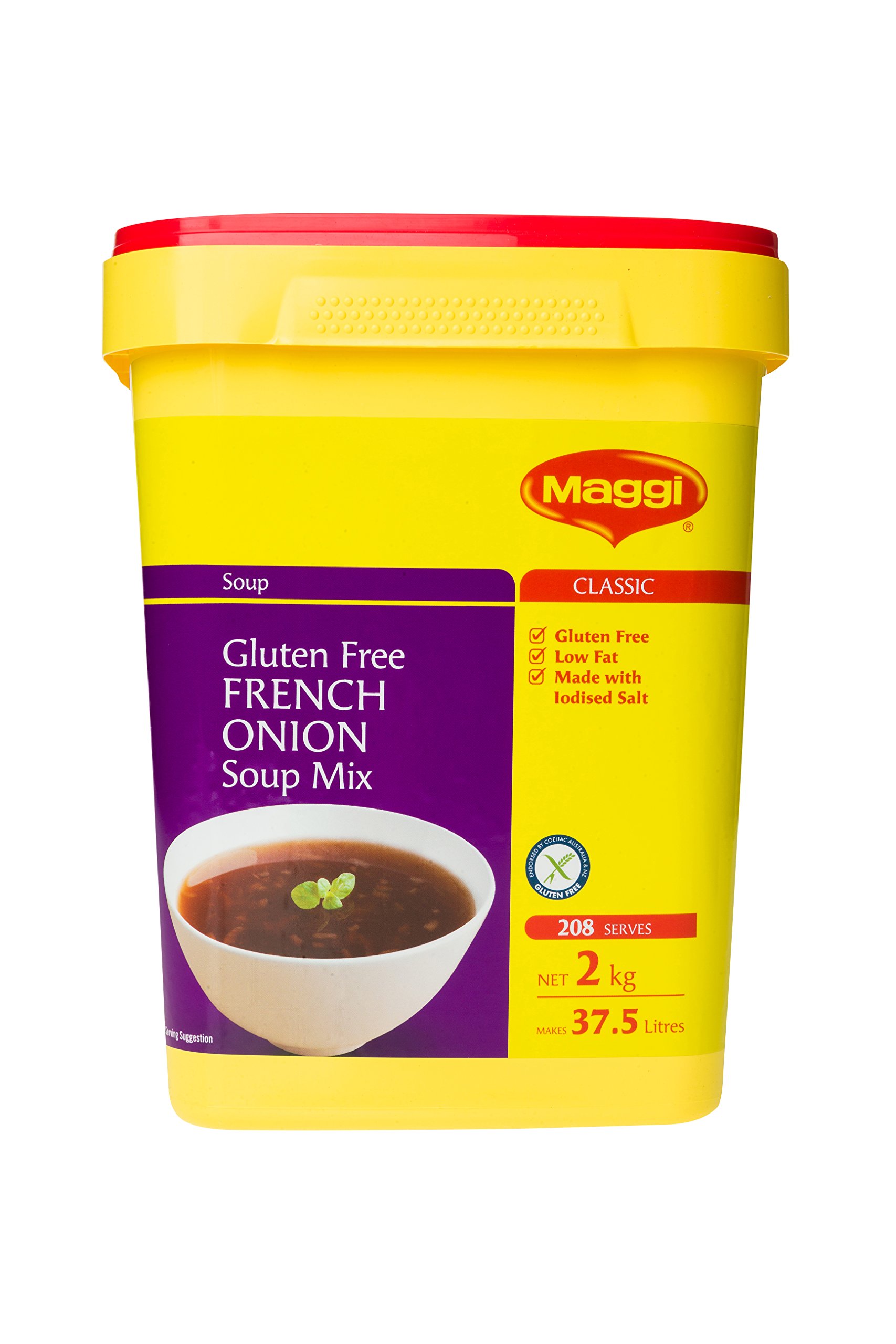 Maggi French Onion Soup Mix, 2kg (Gluten Free, Vegan, Vegetarian ...