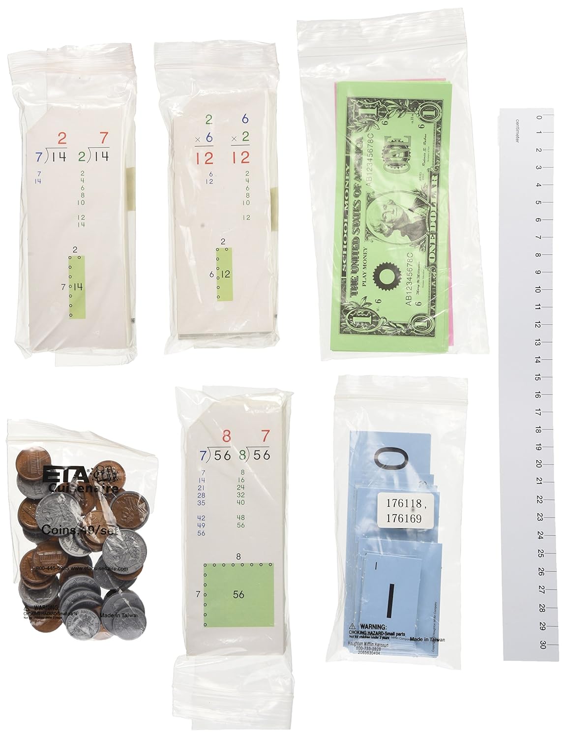 Math Expressions, Grade 3 Updated Student Manipulative Kit: Houghton ...