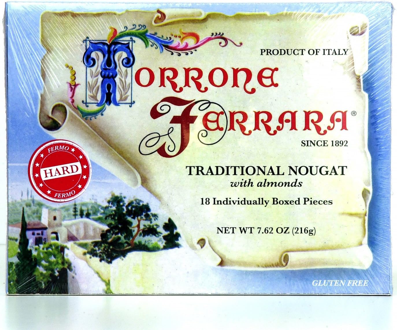 Amazon.com : Bellino Soft Torrone 6.35 oz (180g) 18 pieces : Food ...