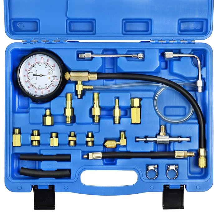 Buy YSTOOL Fuel Pressure r Gauge Kit 140PSI Automotive Engine Injector ...