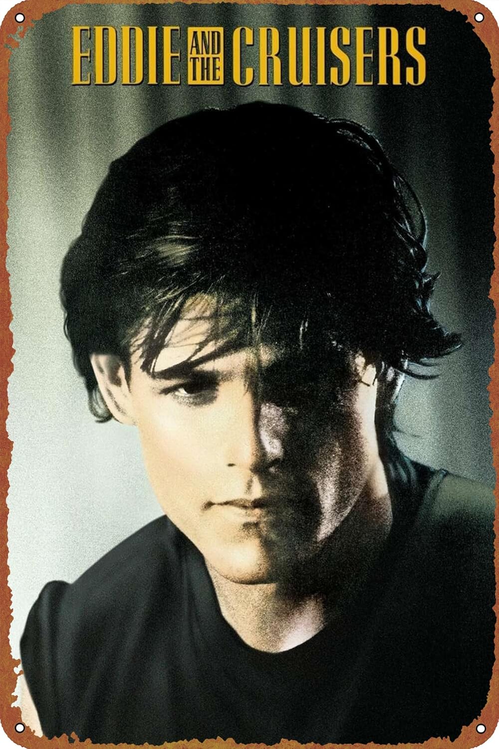 Amazon.com: Eddie and the Cruisers Movie Poster Tin Sign Cafe bar Home ...