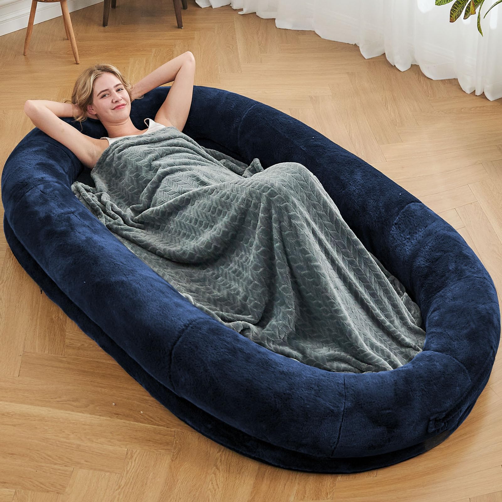 Human Dog Bed - 72"x48"x10" Large Gaint Shared Bed for Adult ...