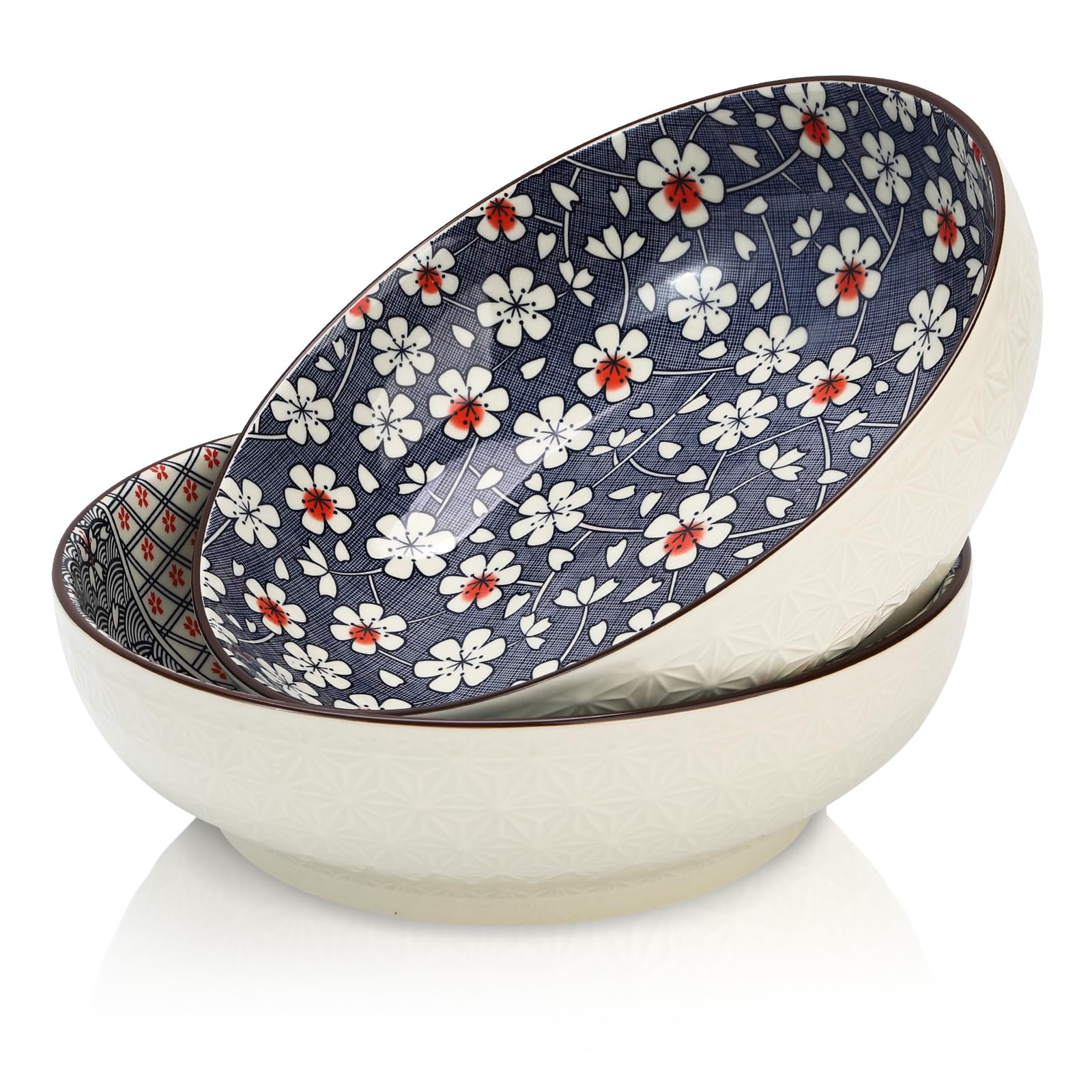 Amazon.com | Artkeeland Large Serving Bowls,65 Oz Extra Large Salad ...