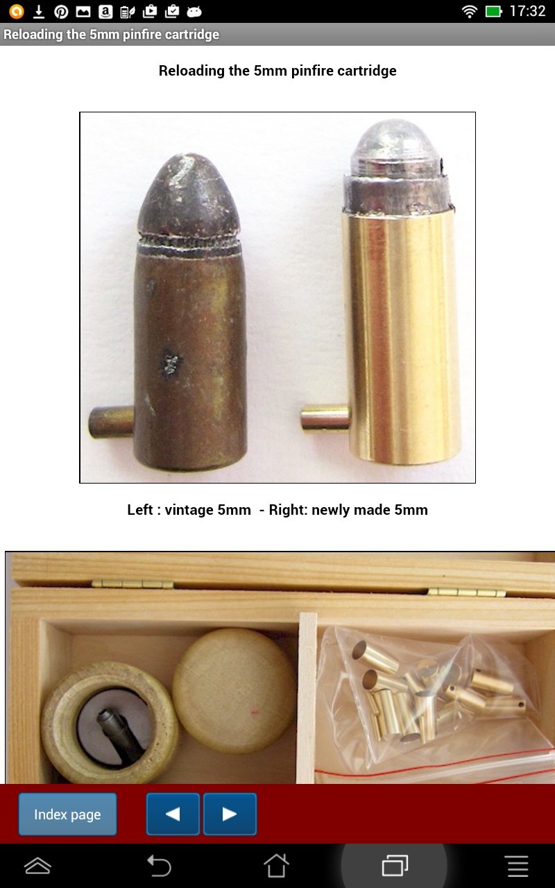 Reloading pinfire cartridges: app su Amazon Appstore