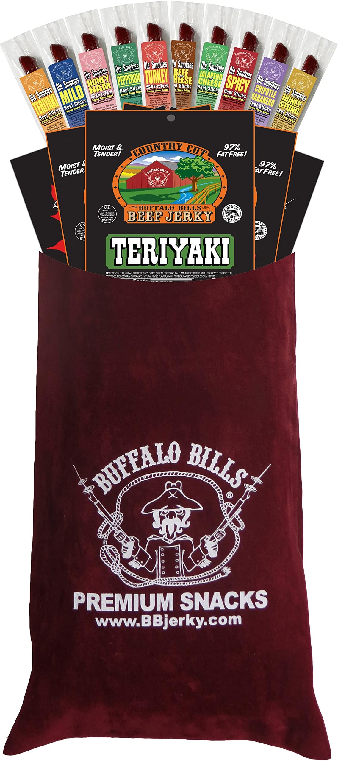 Amazon.com : Beef Jerky Gift Baskets For Men - Dad Gifts, Birthday ...