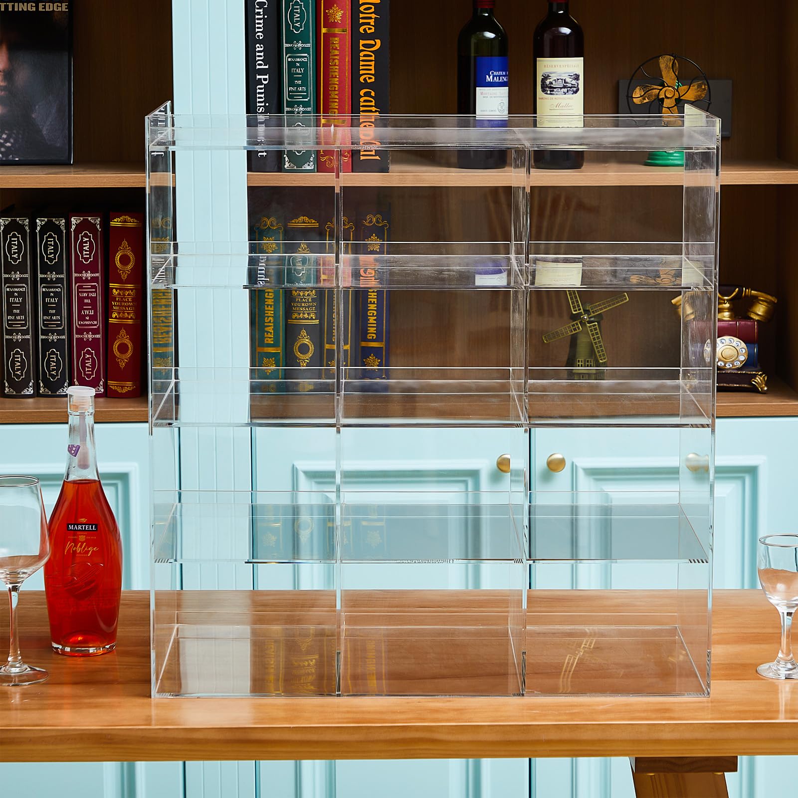 Wenqik Liquor Display Case Acrylic Commercial Retail Display Case 12 x ...