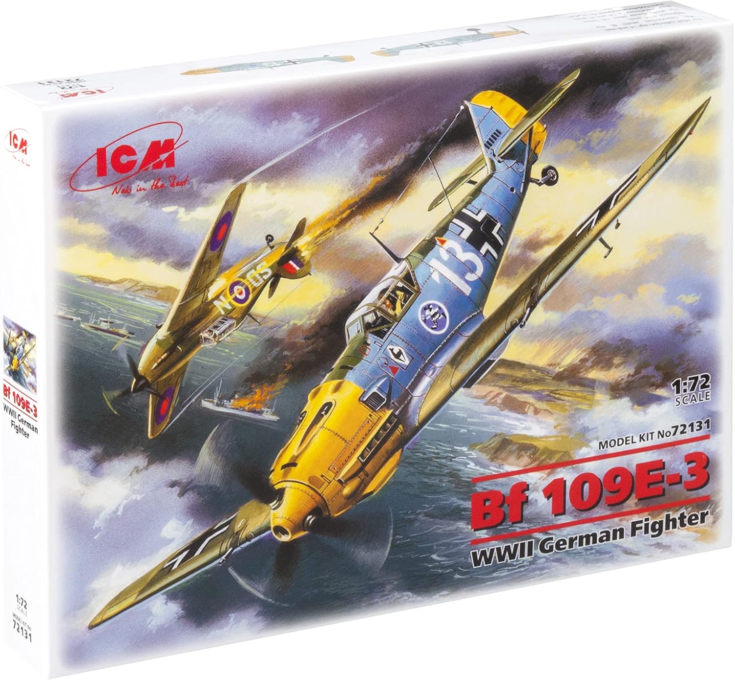 ICM Models Luftwaffe Bf 109E-3 Kit de construcción – Yaxa Colombia