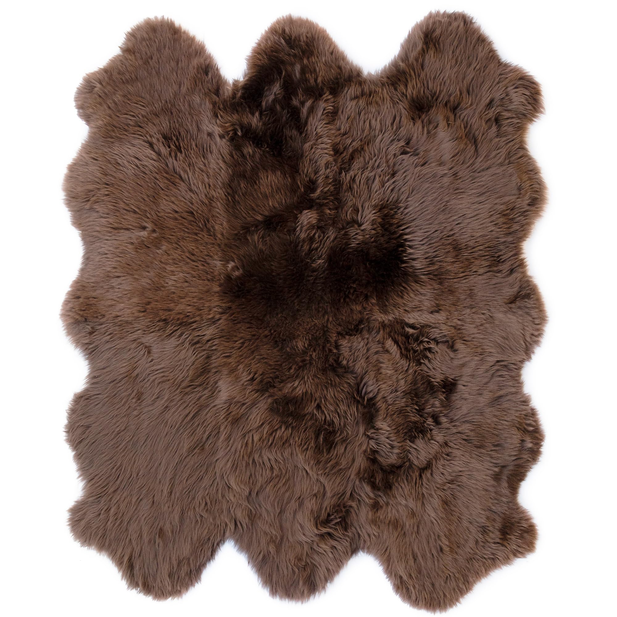 Amazon.com: FOTA 100% Genuine Sheep Skin Rug - Natural Lambskin Fur ...
