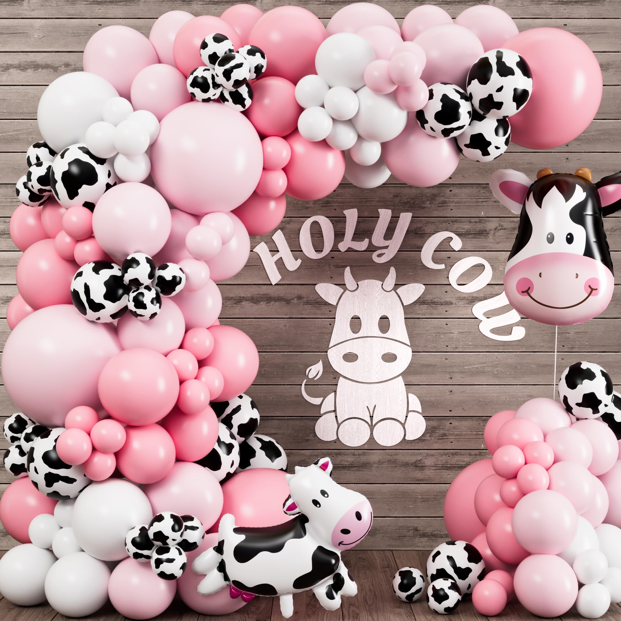 Amazon.com: ALL-IN-1 Cow Balloon Arch Kit with BONUS Cow Balloons for ...