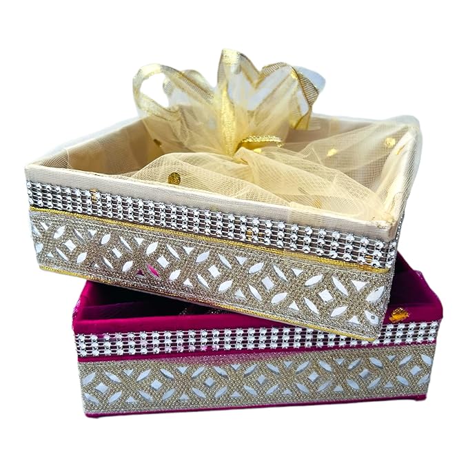 Buy WS Wrap Shap Designer Tokri With For Gift Hamper, Fancy Gift ...