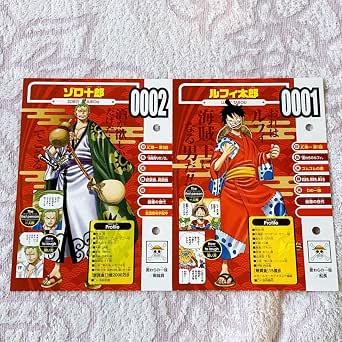 Amazon.co.jp: One Piece Bible Card Luffy Taro Zoro Juro : Toys & Games