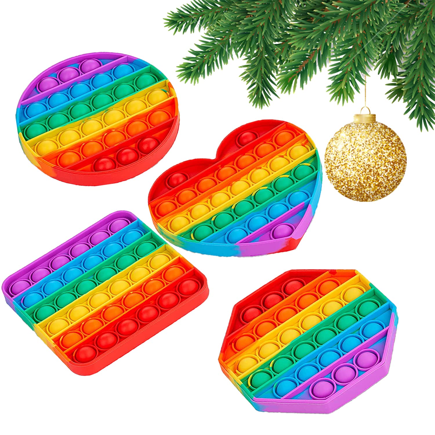 Buy Pop It Fidget Toys Pack - Kids Autism, ADHD, Anxiety & Special ...