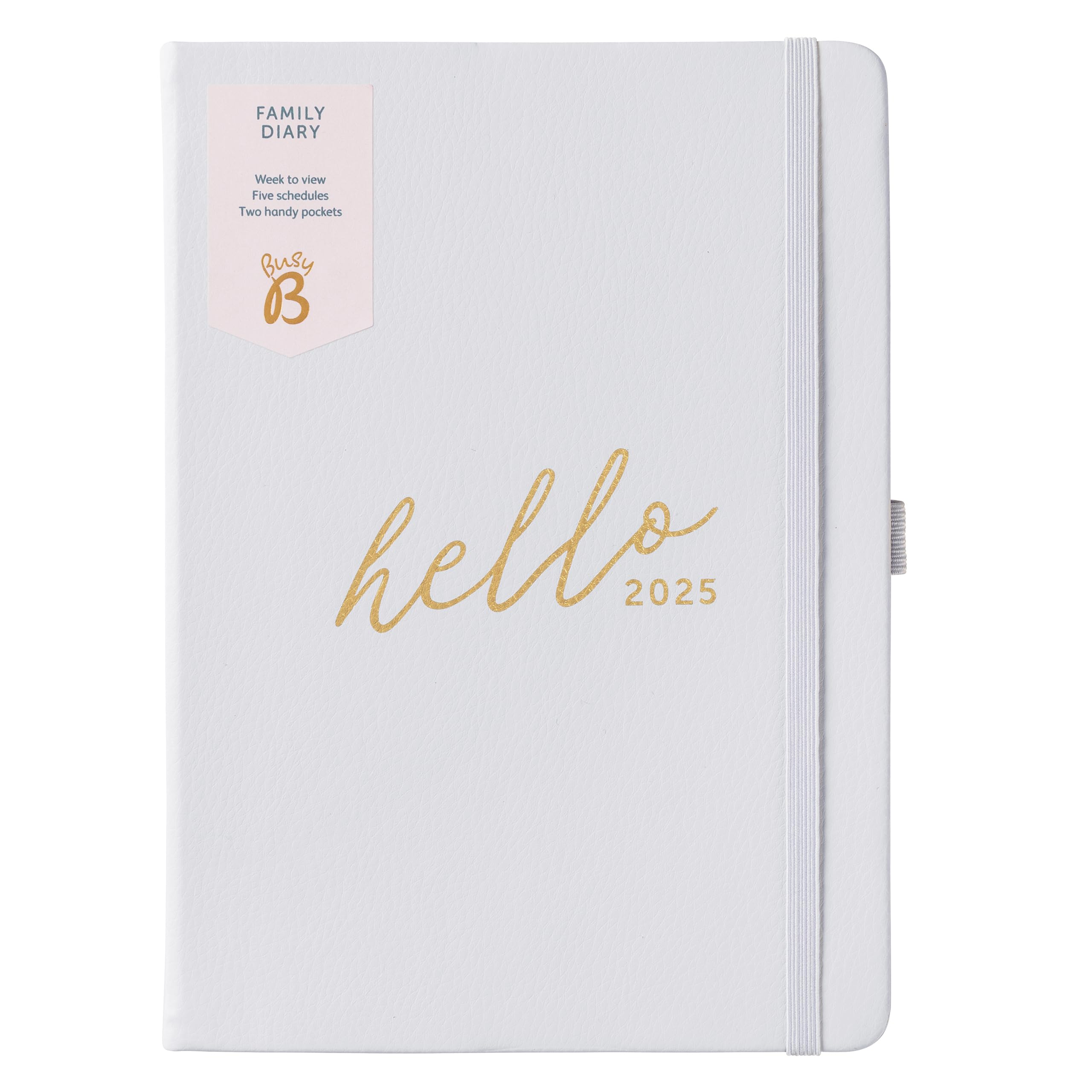 Busy B 2025 A5 Family Diary - Weekly Planner with 5 Schedules, Light ...