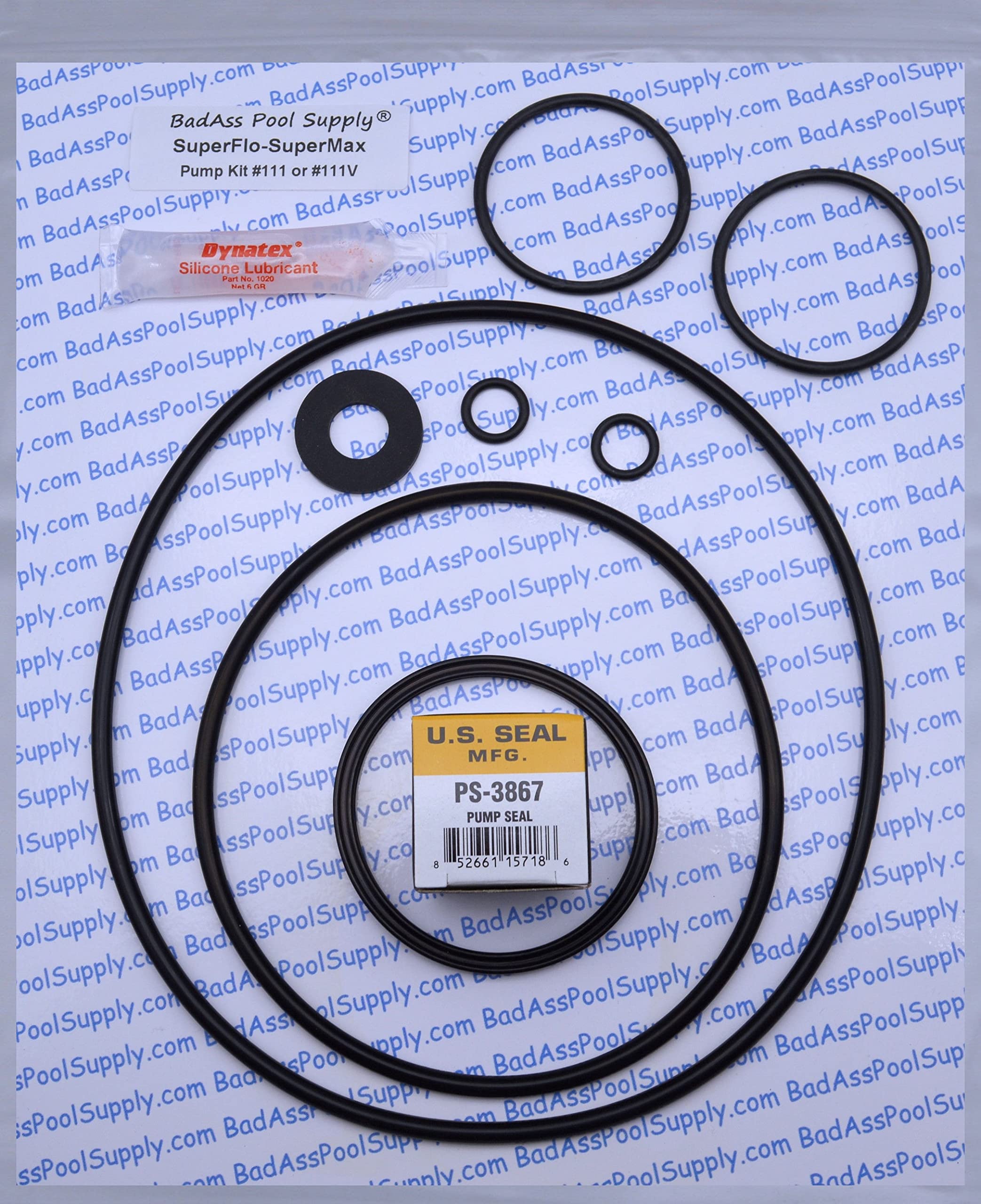 Amazon.com: BadAss Pool Supply Saltwater O-Ring Rebuild Repair Kit for ...