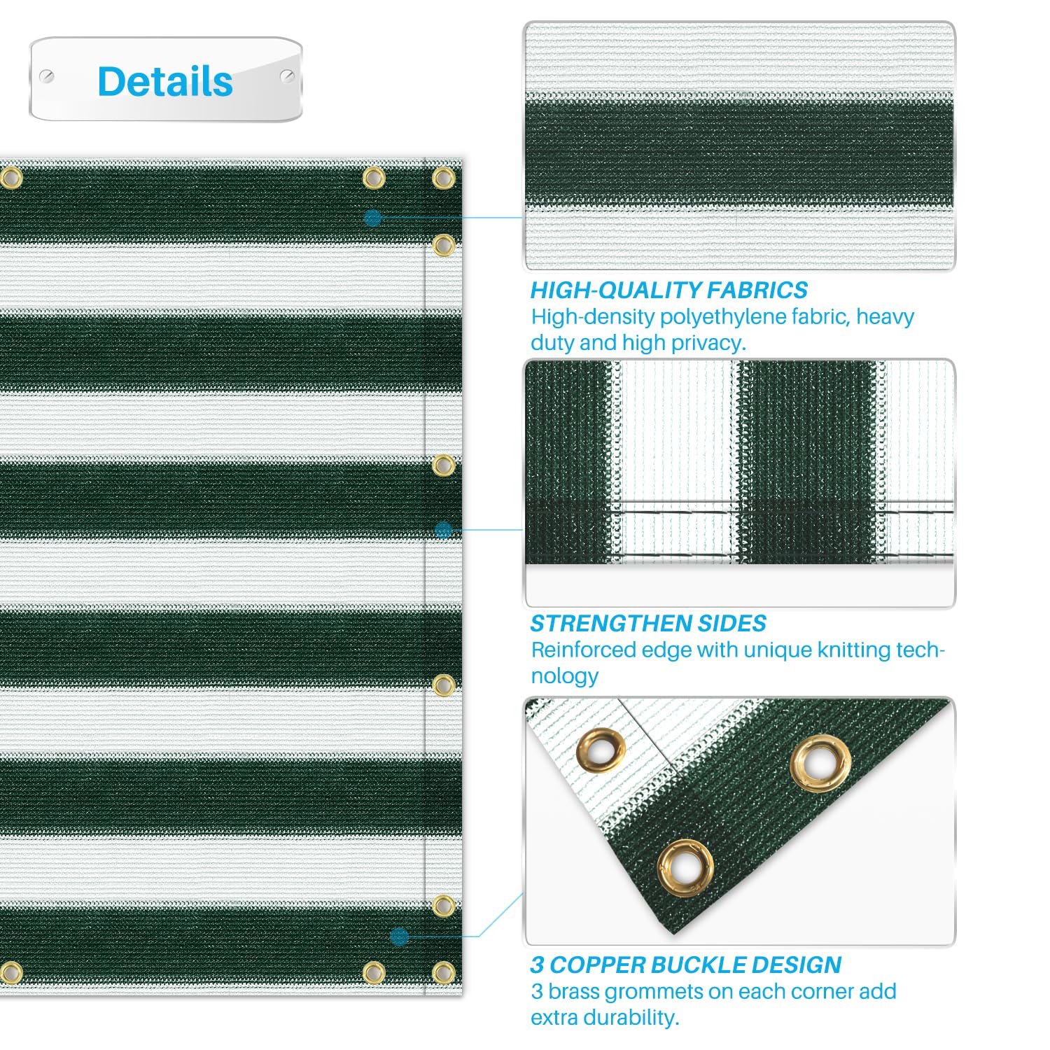Snapklik.com : Patio 3 X 25 Balcony Privacy Screen Apartment Railing ...