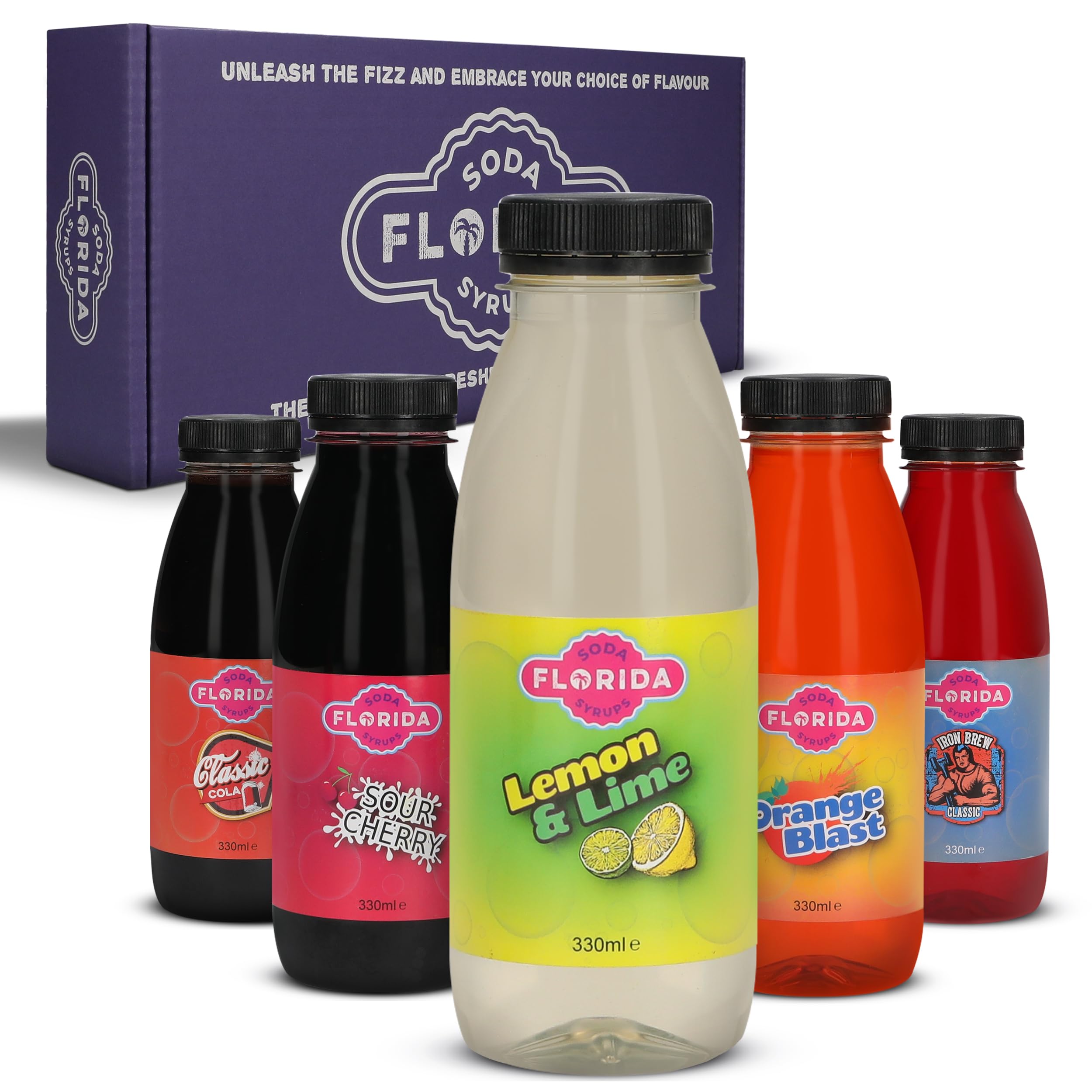Florida Soda Syrup Compatible With Sodastream - Classic Range Aspartame ...