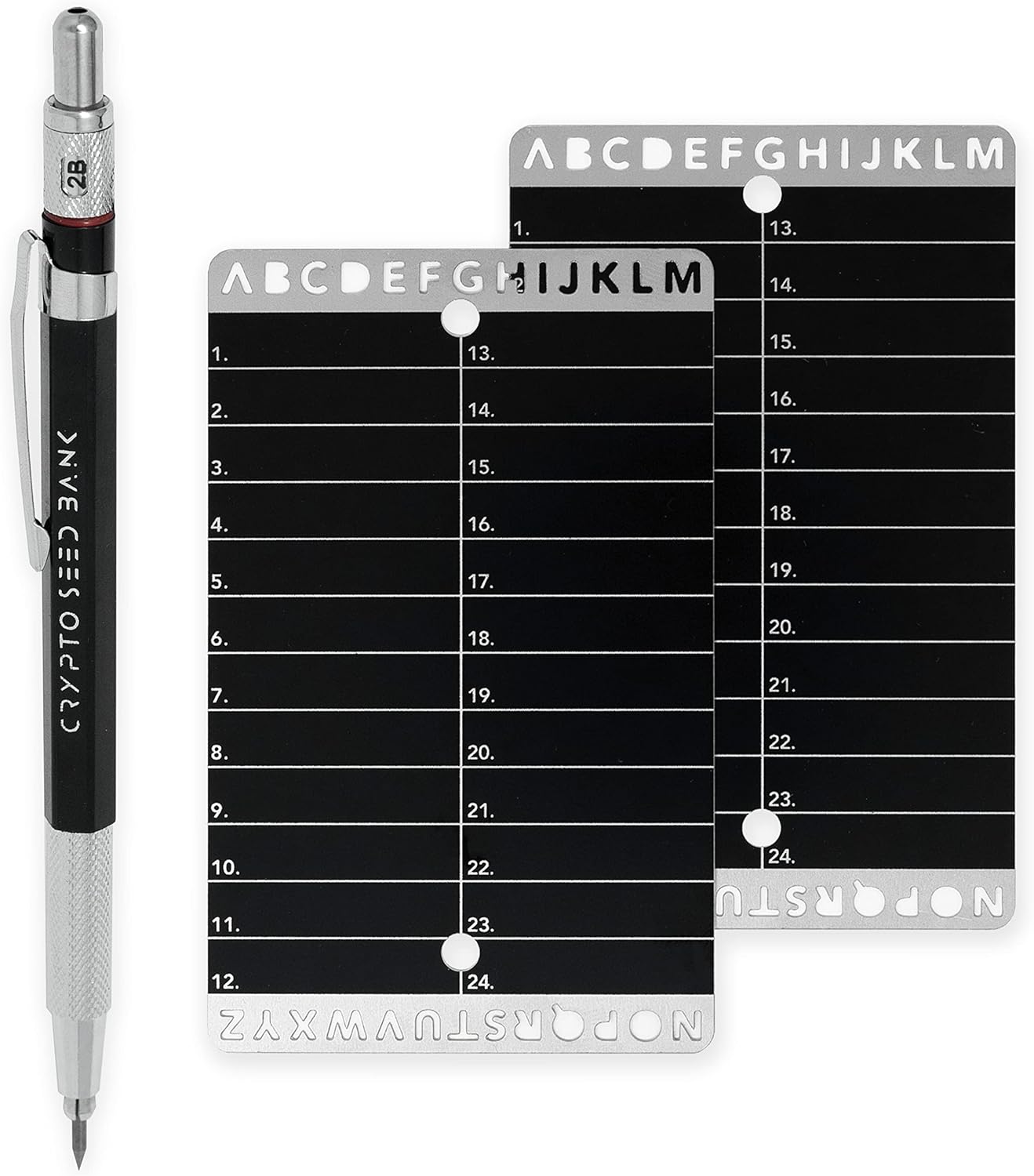 Amazon.com: Crypto Seed Bank - Steel Backup Wallet - Precise Engraving ...