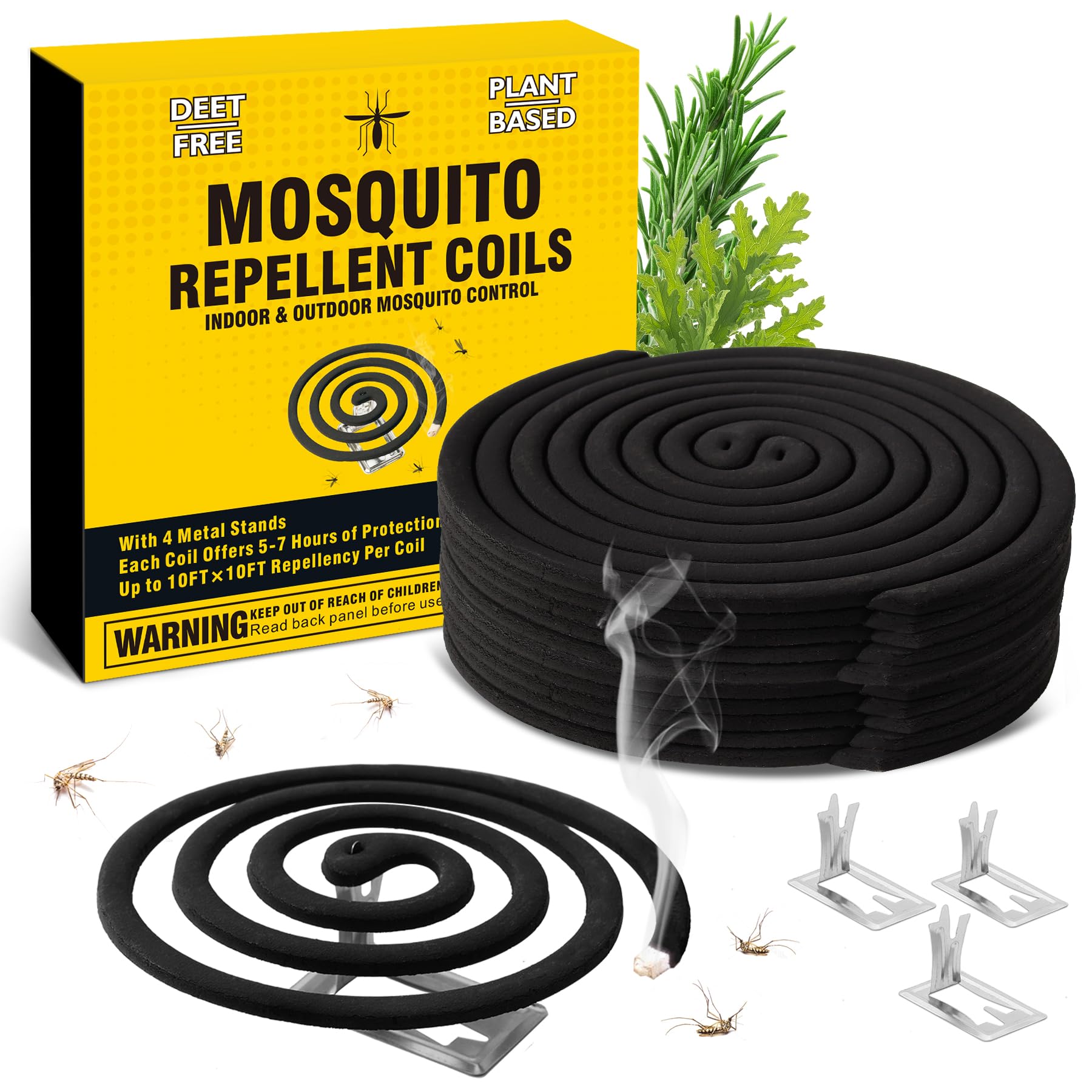 Amazon.com : Bugbai Mosquito Repellent Outdoor Patio, 20 Pack Natural ...