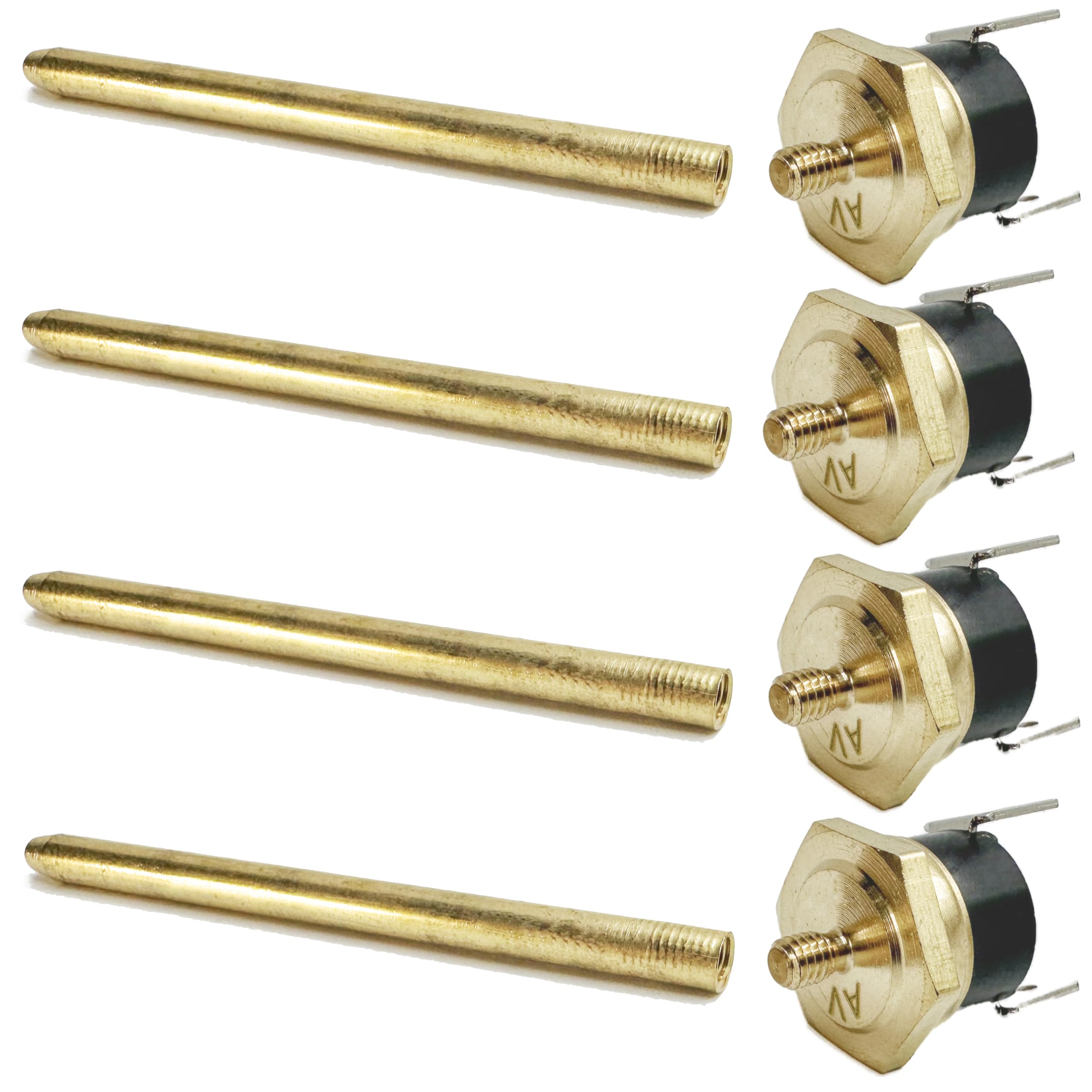 Radiator Probe Fans Electric Kit – Push‑In Radiator Fin Probe For Car ...