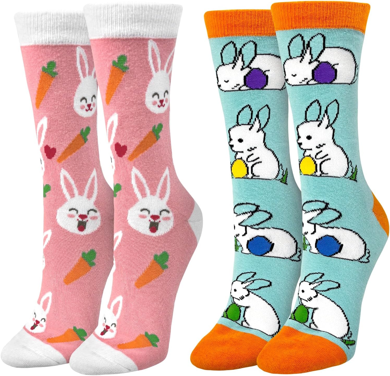 Amazon.com: Easter Bunny Socks for Women Novelty Rabbit Socks Funny ...