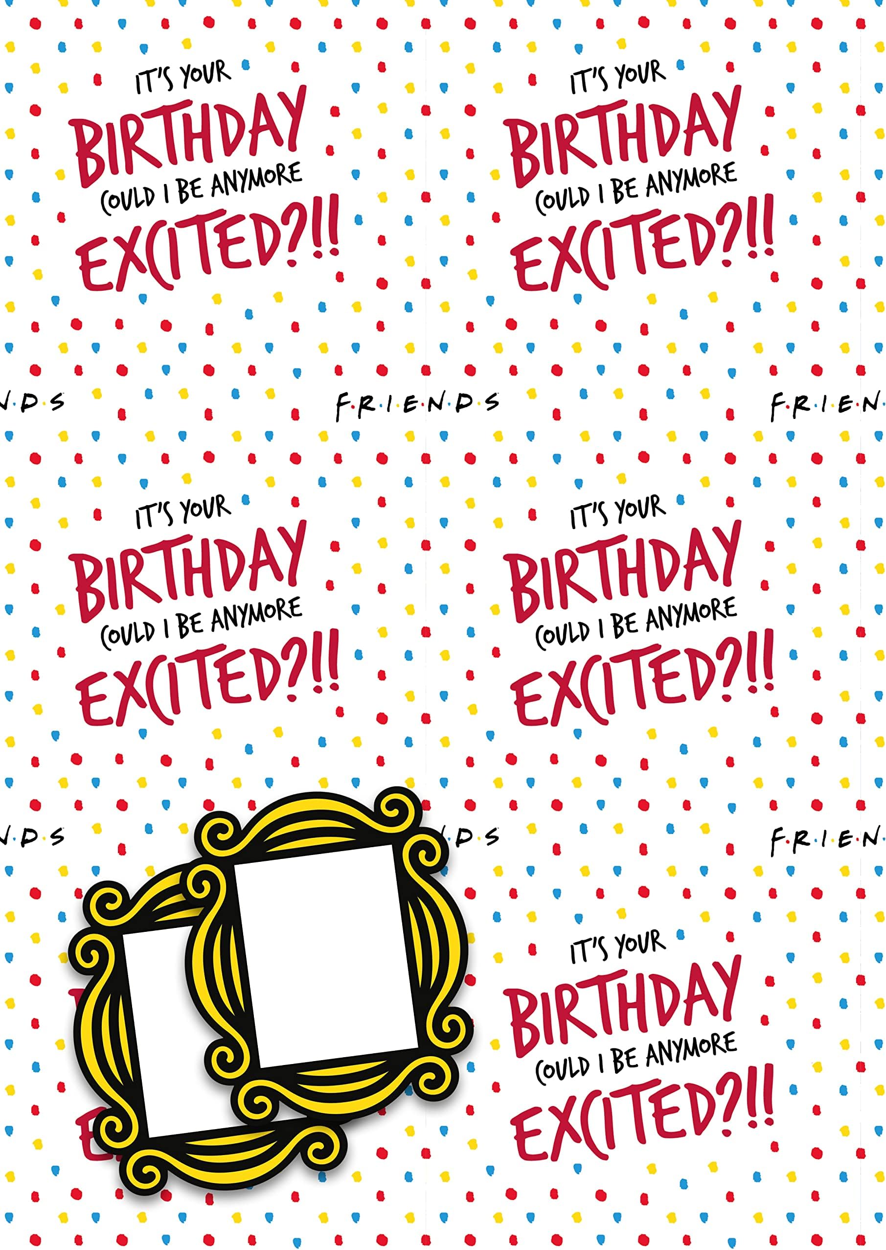 Disney Frozen Wrapping Paper with Birthday Card and Gift Tag : Amazon ...