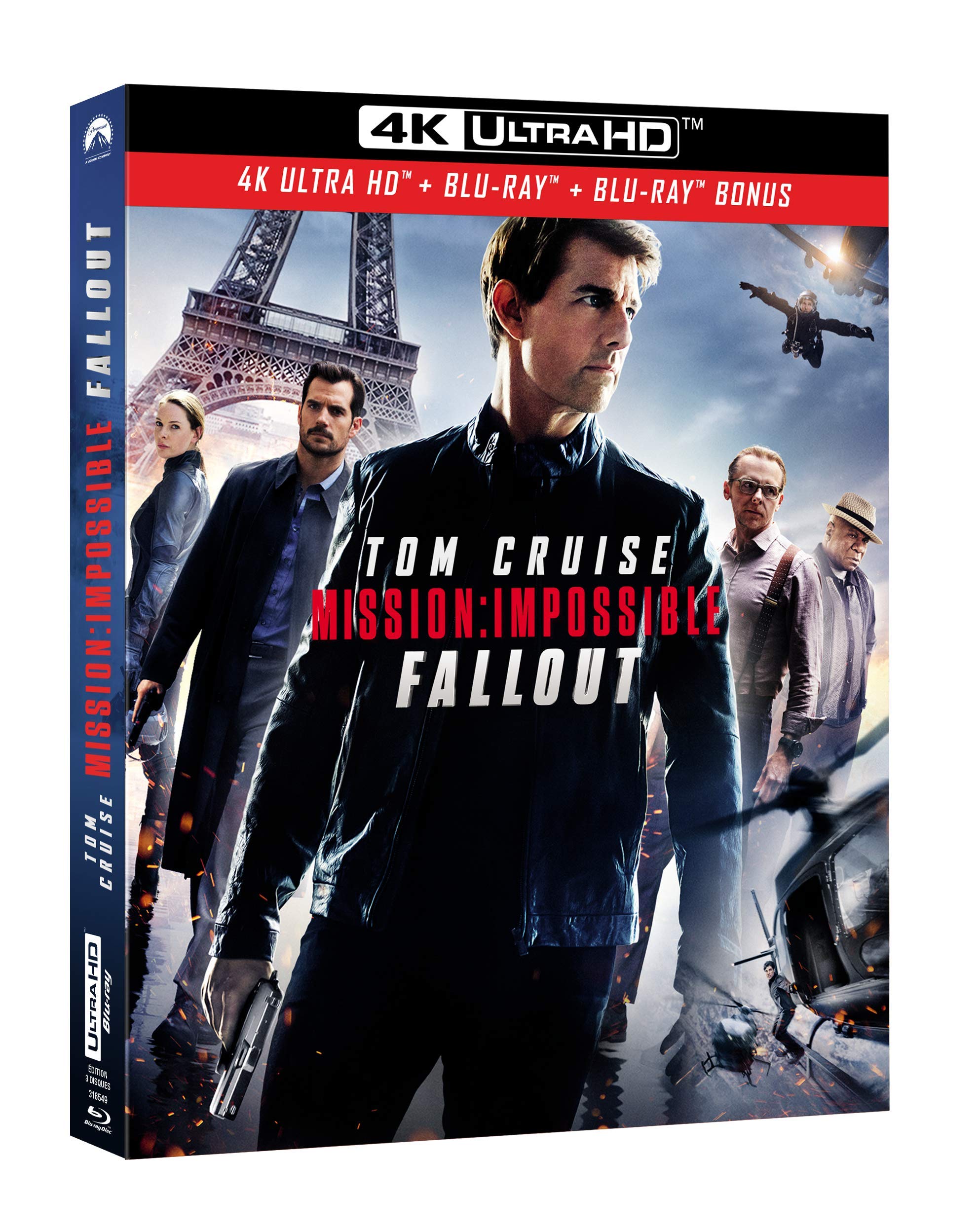 Amazon.com: Mission: Impossible - Fallout [4K Ultra HD + Blu-ray + Blu ...