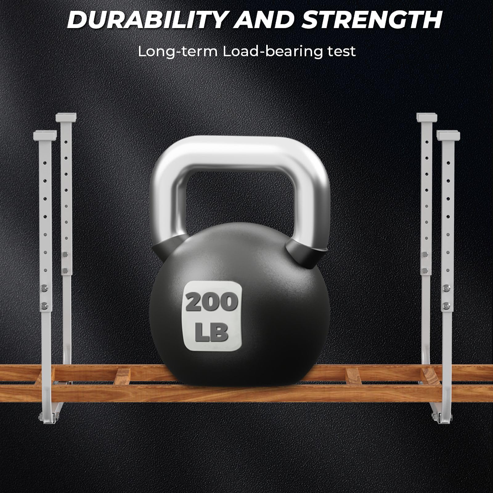 Snapklik.com : Ruiru Bro Garage Ceiling Storage Racks,Adjustable ...