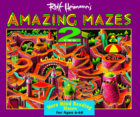 Amazon | Rolf Heimann's Amazing Mazes 2 | Heimann, Rolf | Activity Books