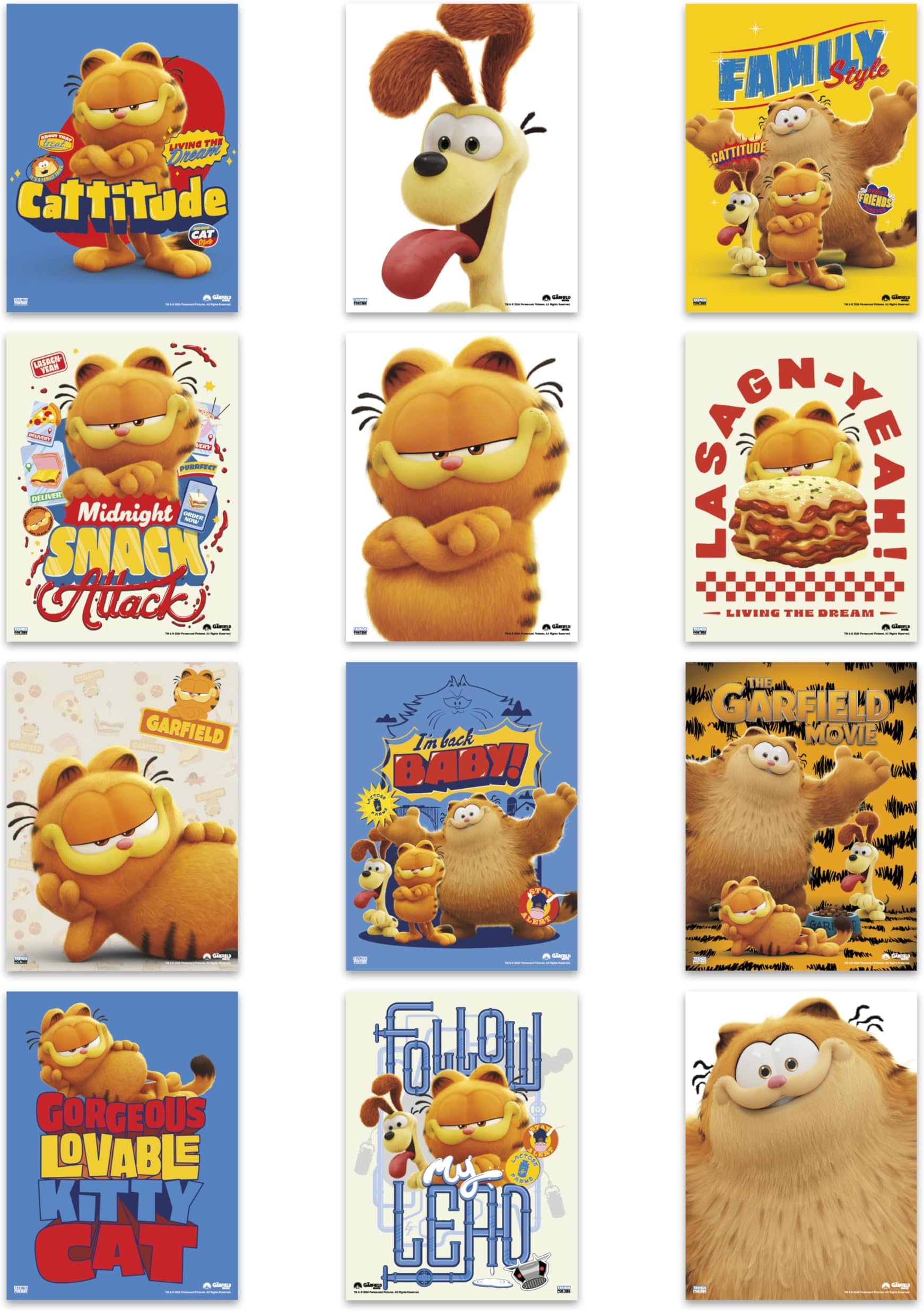 Amazon.com: The Garfield Movie Poster Book Poster Book : Office Products