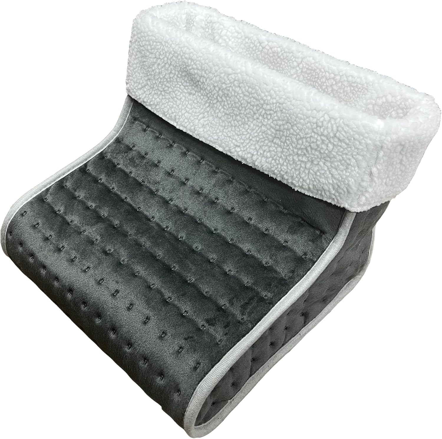 Neo Cosy Grey Electric Heated Warming Foot Feet Warmer Slippers ...