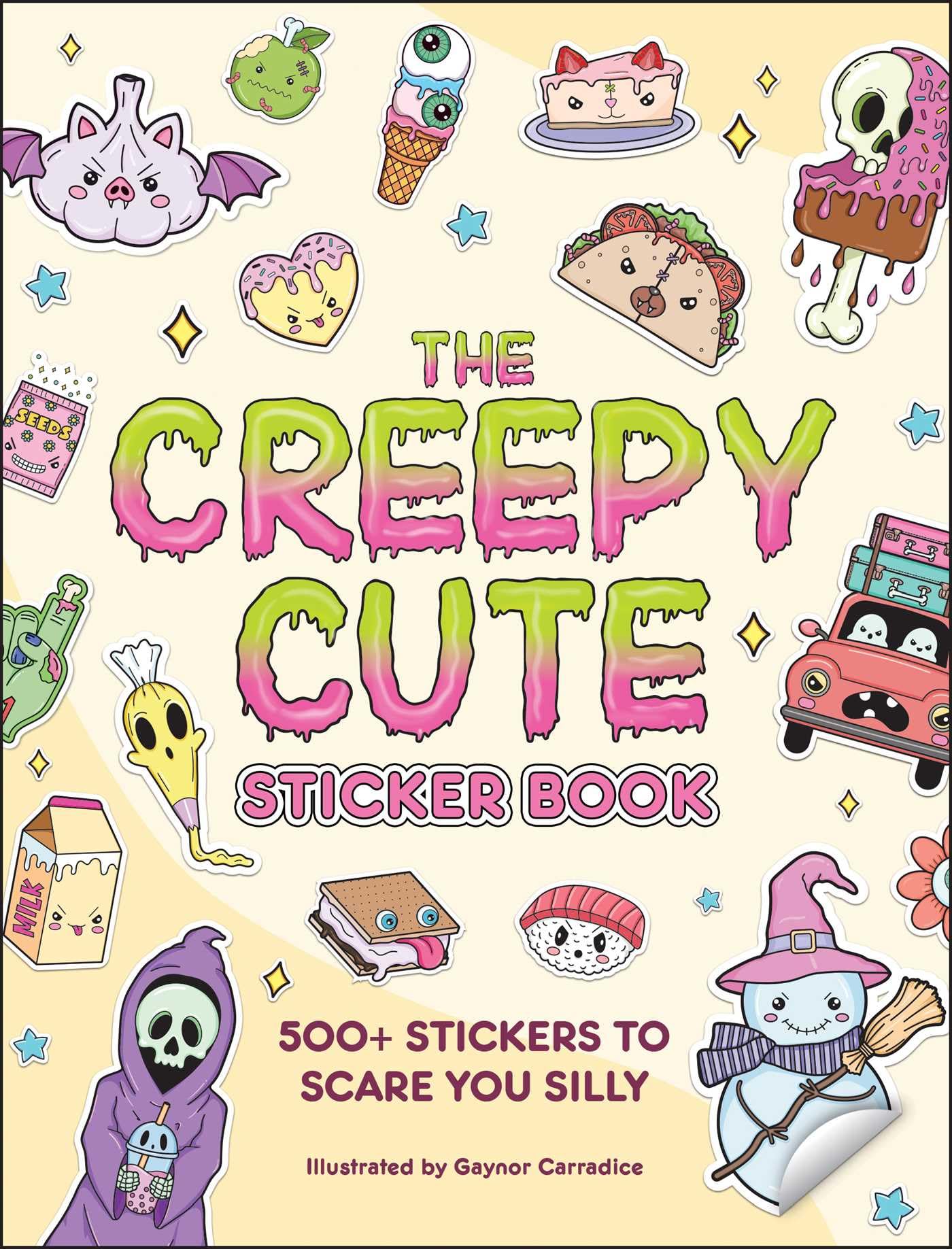 Amazon.com: The Creepy Cute Sticker Book: 500+ Stickers to Scare You ...