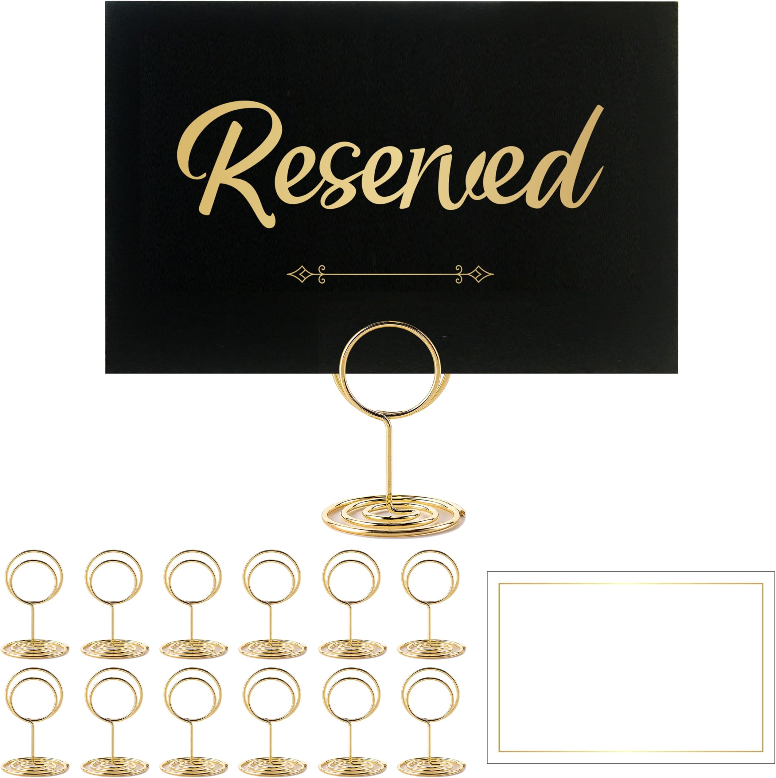 Amazon.com: CLEVER SIGNS Reserved Table Signs, Pack of 25, Reserved ...