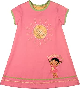 Amazon.com: Dora the Explorer Girls' Dora Pink With Green Collar ...