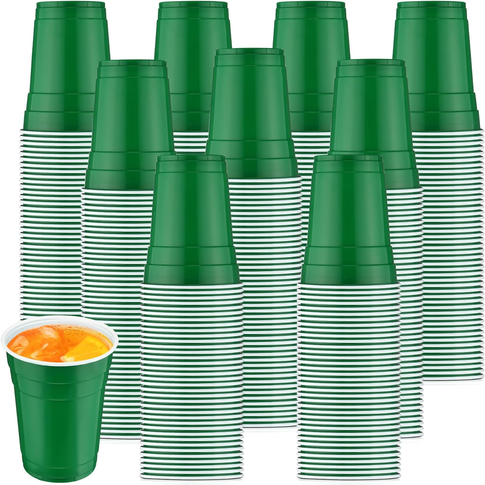Amazon.com: Mifoci 50 Pcs 16 oz Plastic Drinking Cups Plastic ...