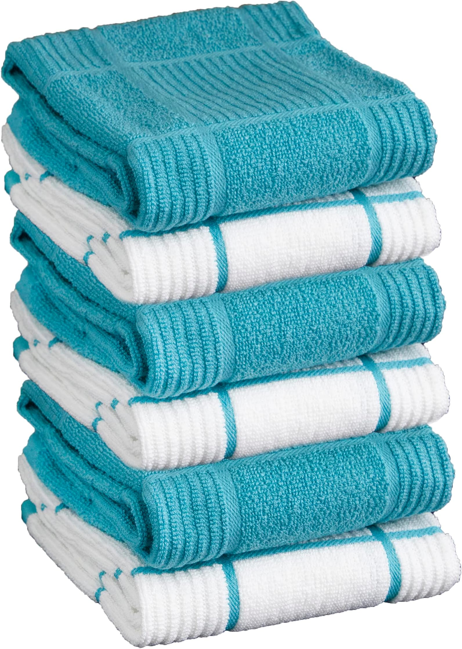 Amazon.com: T-Fal Solid & Checked Parquet Kitchen Towels: Highly ...