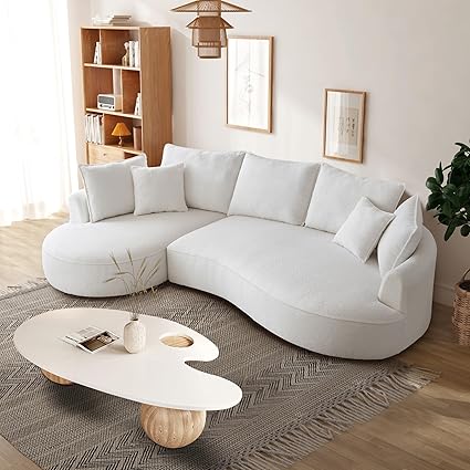 Amazon.com: BAMOOLI 122.8'' Modern Modular Sectional Sofa, Bouclé ...