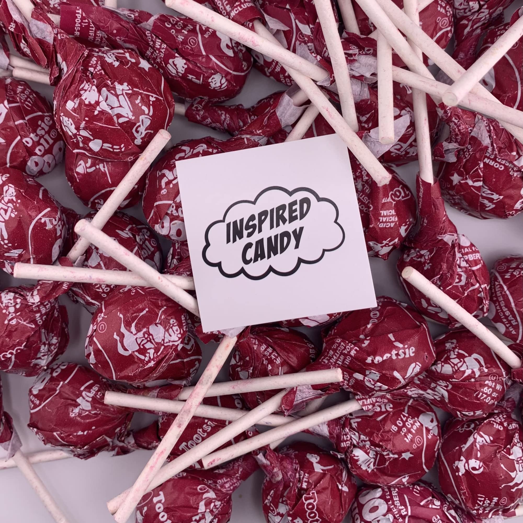 Buy Tootsie Pops Lollipops, Red Raspberry Tootsie Pops Bulk Bag of 60 ...
