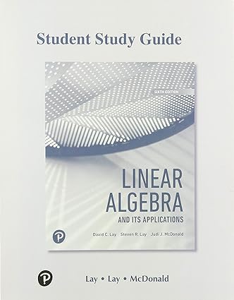 Amazon.com: Study Guide for Linear Algebra and Its Applications ...