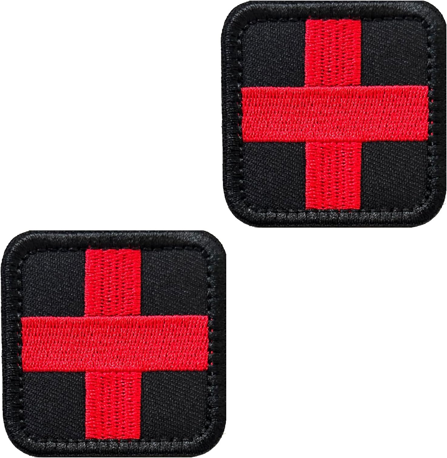 Amazon.com: Cross Medic Patch - Reflective White - Red Backing - 2 x 2 ...