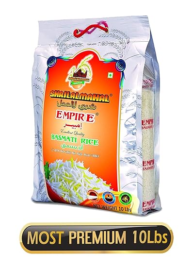 SHRILALMAHAL Empire Basmati Rice (Most Premium) (5 Kg) : Amazon.in ...