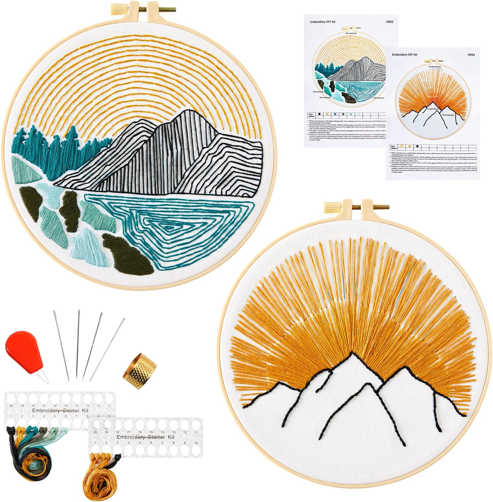 Amazon.com: Design Works Crafts USA Map Zenbroidery Kit