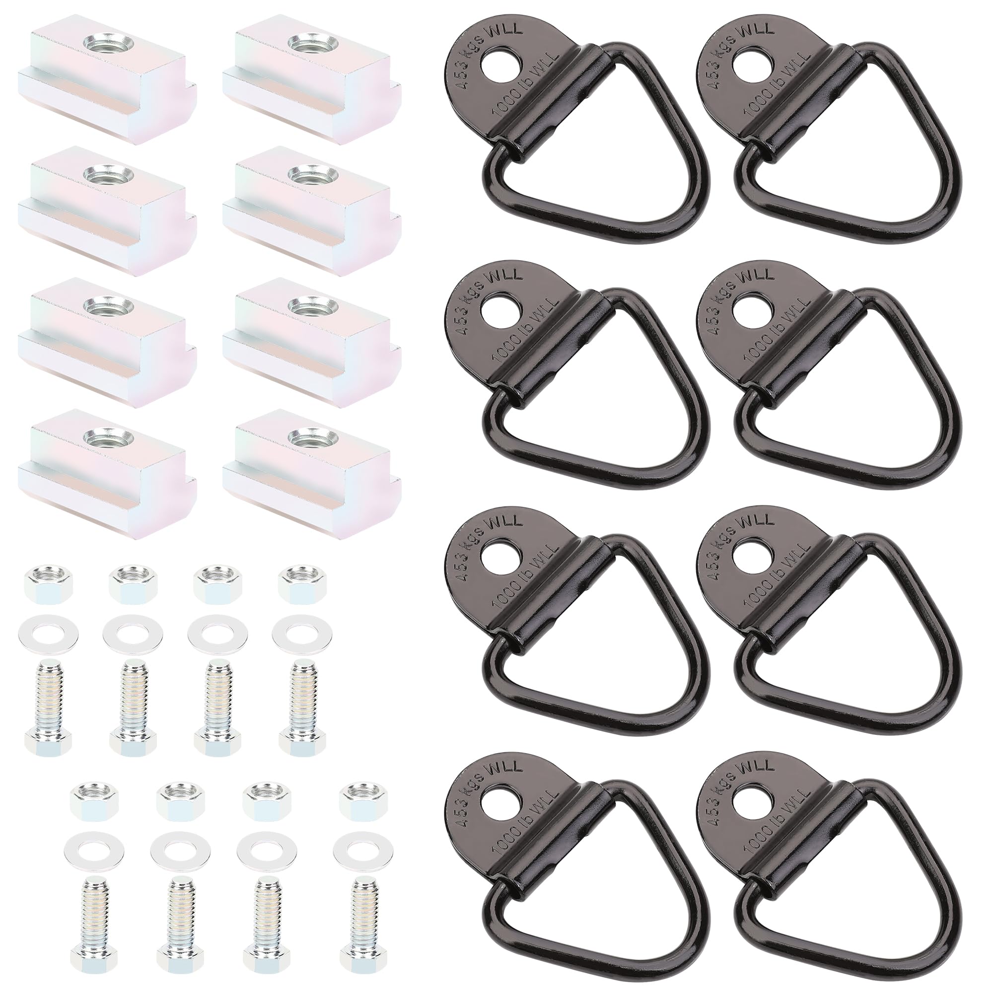 Amazon.com: Hromee Pickup Truck Bed Deck Rail Cleat T Slot Nut 3/8"-16 ...