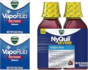 Amazon.com: Paquete para tos, resfriado y gripe – Vicks VapoRub ...