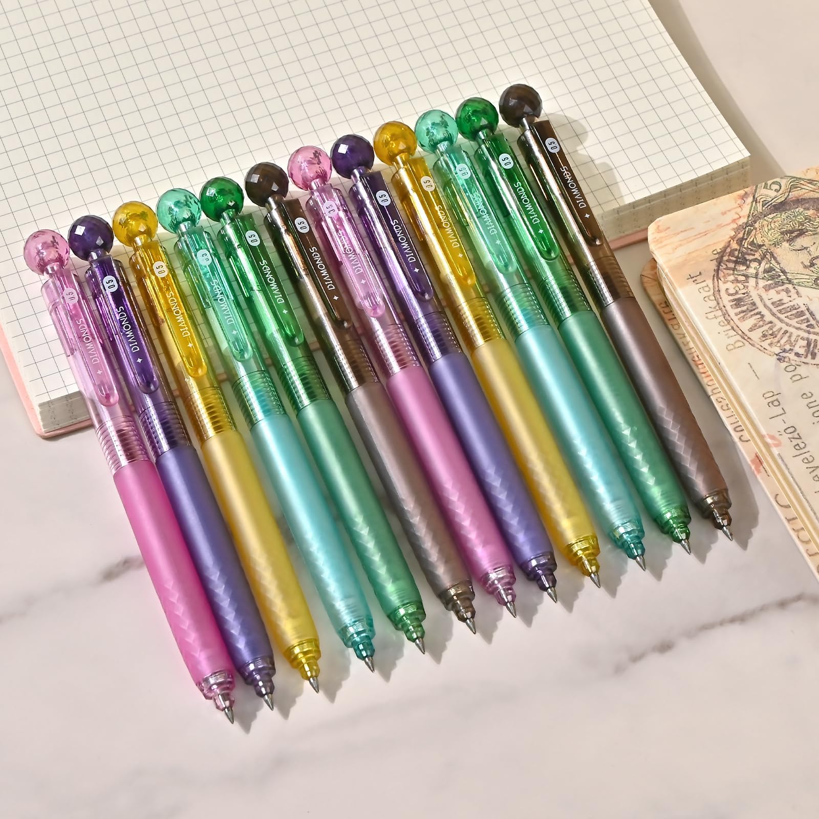 Amazon.com: Smart Color Art Gel Pens Set 16 Colors Medium Point Colored ...