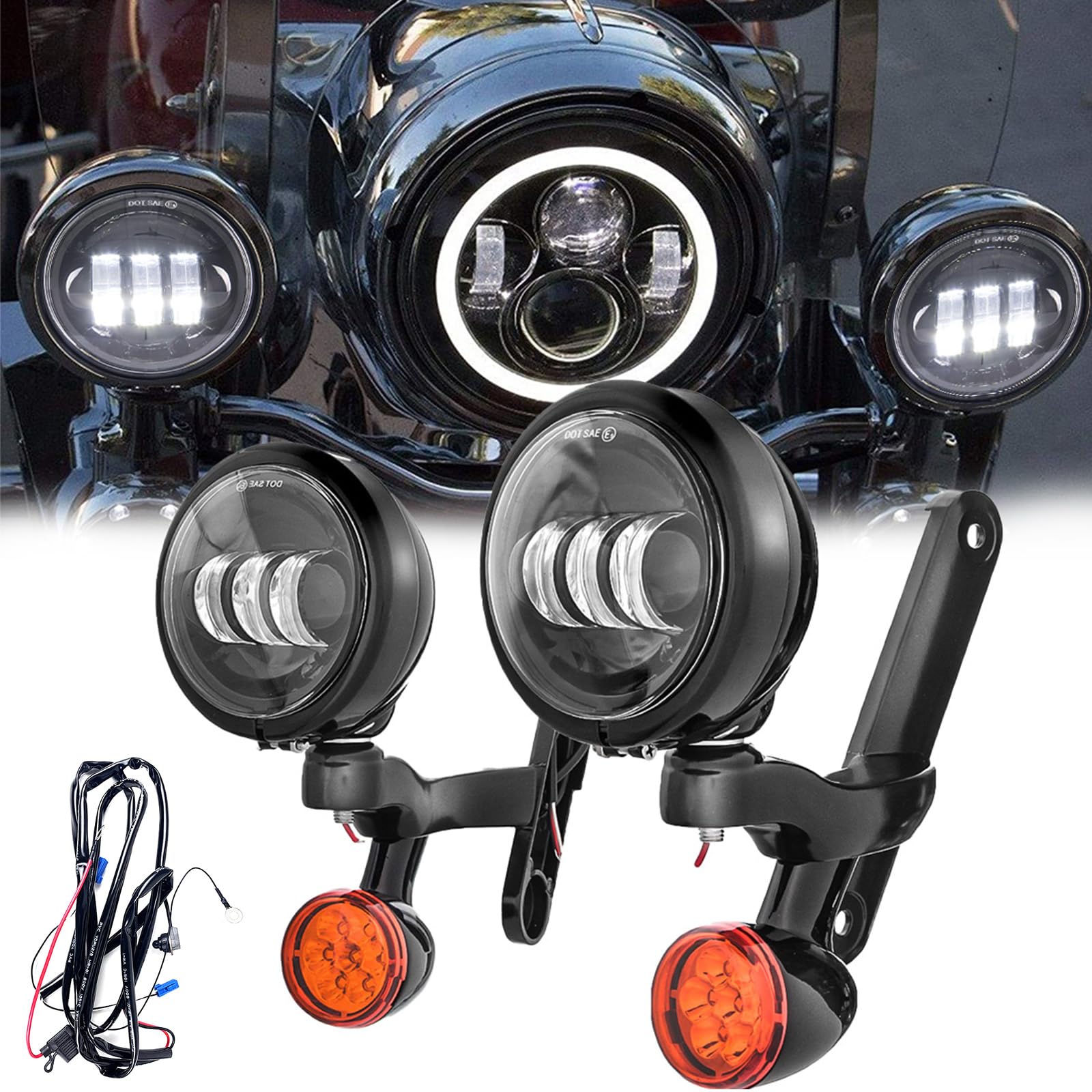 4 1 2 Led Auxiliary Spotlight Passing Light W Housing | Desertcart Sri ...