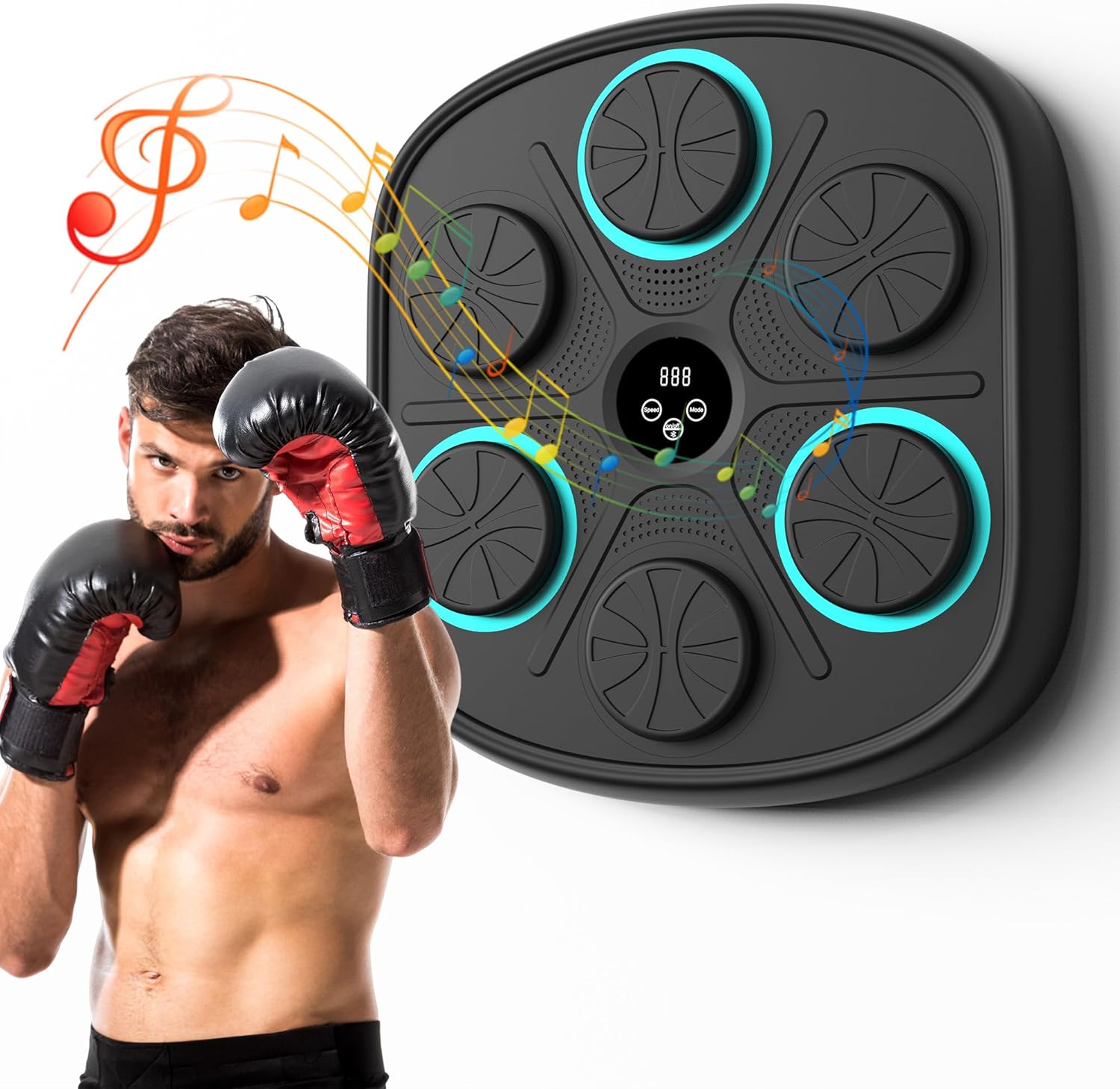 Smart Music Boxing Machine for Adult & Kids, Music Punching Machine ...